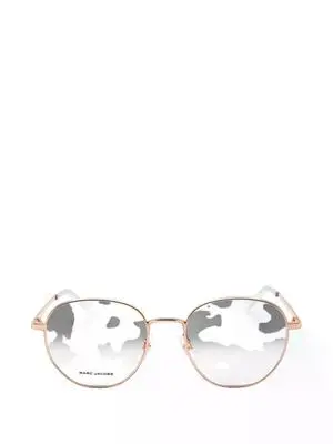 Marc Jacobs Round Frame Eyeglasses - Gold