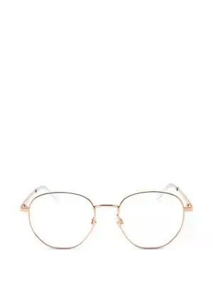 Marc Jacobs Round Frame Eyeglasses - Gold