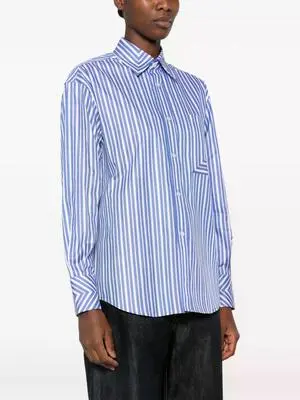 Victoria Beckham Chest-pocket Striped Shirt
