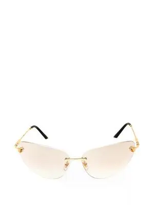 Versace Medusa Cat-eye Sunglasses - Gold