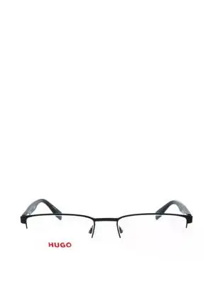 Hugo Rectangle-frame Glasses - Blue