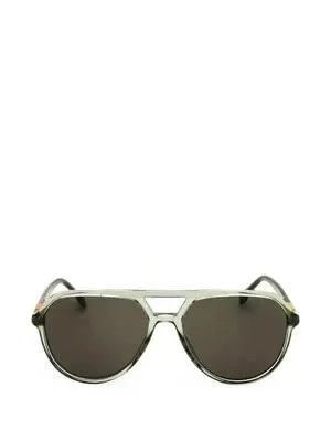 BOSS Pilot-frame Sunglasses - Green