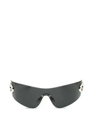 Versace Medusa Shield Sunglasses - White