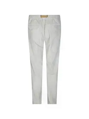 WHITE SAND Belted Corduroy Trousers
