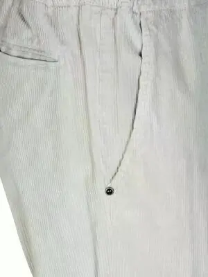 WHITE SAND Belted Corduroy Trousers