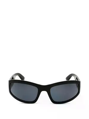 Moschino Oval Frame Sunglasses - Black