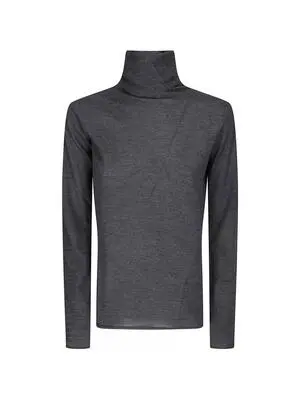 ARCHIVIO B Roll-neck Sweater - Grey
