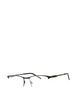 Hugo Rectangle Frame Eyeglasses - Brown