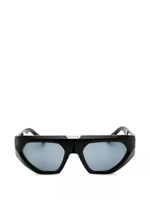 Philipp Plein Geometric Frame Sunglasses - Black
