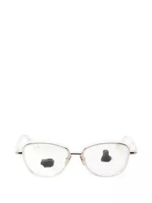 Dita Litavu Square-frame Glasses - White