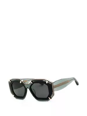 Philipp Plein Plein Supreme Geometric-frame Sunglasses