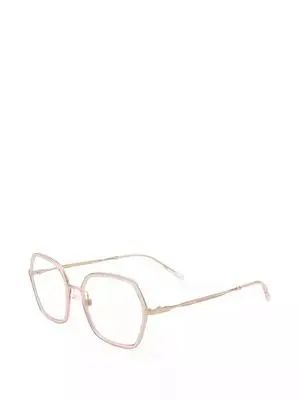 Marc Jacobs Geometric Frame Glasses - Gold
