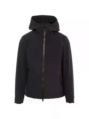Woolrich Hooded Zipped Jacket - Blue