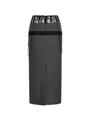 SEEN USERS Trousseau Pencil Midi Skirt