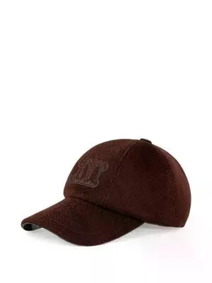 Max Mara Monogram Baseball Cap - Brown