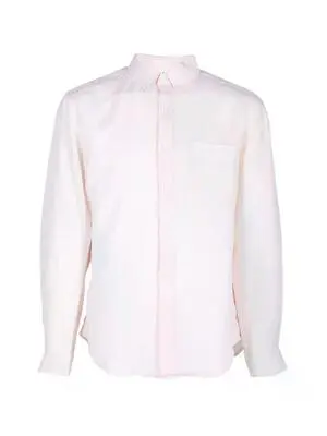 ALEX MILL Mill Button-down Collar Chest-pocket Shirt - Pink