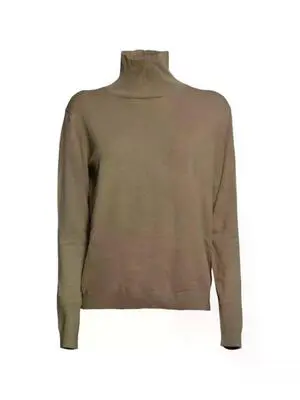 Max Mara Fine Knit Roll Neck Sweater - Neutrals