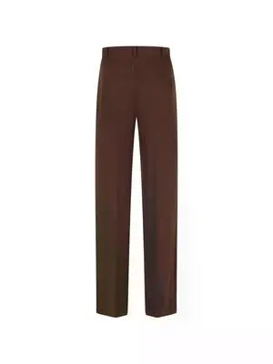 Federica Tosi Straight-leg Trousers - Brown