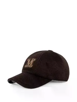 Max Mara Logo Patch Baseball Cap - Brown