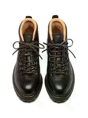 Officine Creative Artik Pebble-grain Leather Boots
