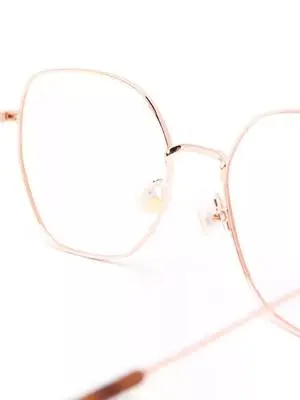 Carolina Herrera Geometric-frame Glasses - Gold