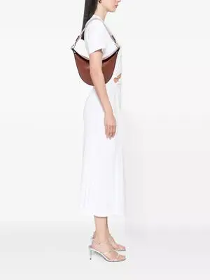 Loewe 2021 Small Leather Luna Hobo Bag