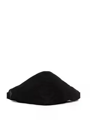 Prada Canvas Canapa Triangle Logo Shoulder Bag