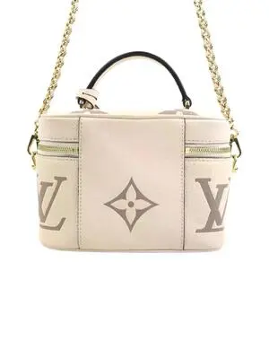 LOUIS VUITTON 2021-2026 Bicolor Monogram Giant Empreinte Vanity Pm Satchel