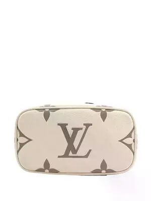 LOUIS VUITTON 2021-2026 Bicolor Monogram Giant Empreinte Vanity Pm Satchel