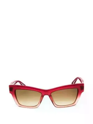Furla Rectangular-frame Sunglasses - Red