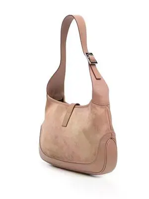 Gucci Suede Web Jackie Shoulder Bag