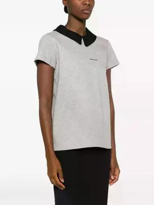 N°21 Peter Pan Collar T-shirt - Grey