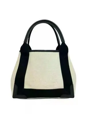 Balenciaga Canvas Navy Cabas S Tote Bag