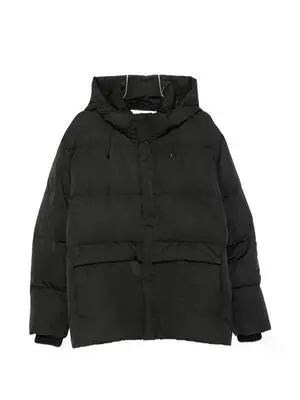 Iceberg Hooded Puffer Jacket With Logo Embroidery