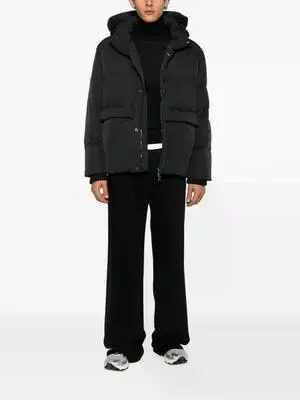 Iceberg Hooded Puffer Jacket With Logo Embroidery