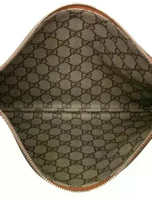 Gucci 2016-2026 Canvas Logo Clutch Bag