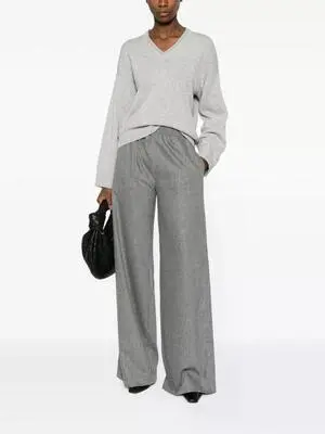 Fabiana Filippi Elasticated-waist Wide-leg Trousers