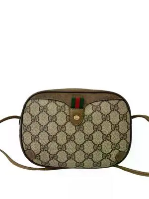 Gucci 20th Century Gg Supreme Web Sherry Shoulder Bag - Neutrals