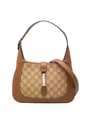 Gucci 2016-2026 Medium Gg Raffia Jackie 1961 Crossbody Bag