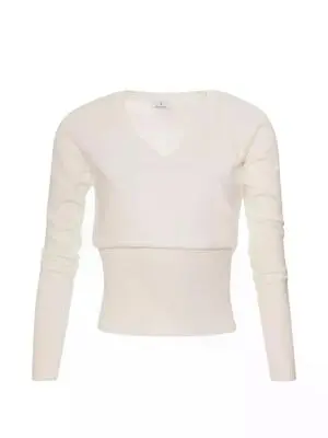 FRACOMINA Button-cuff V-neck Sweater - Neutrals