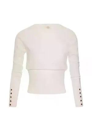 FRACOMINA Button-cuff V-neck Sweater