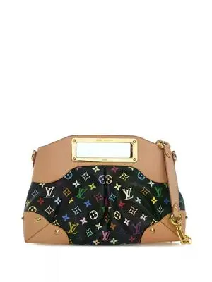 LOUIS VUITTON 2011 Monogram Multicolore Judy Mm Satchel - Black