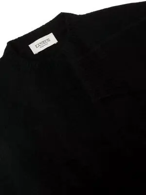 LANEUS Crew-neck Ribbed-trim Sweater