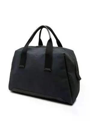 Hermès Canvas And Leather Travel Bag