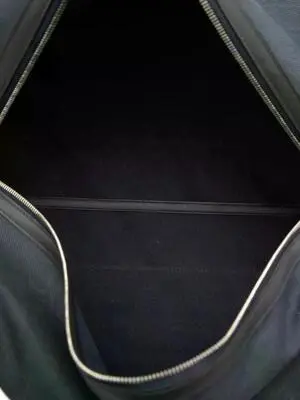 Hermès Canvas And Leather Travel Bag