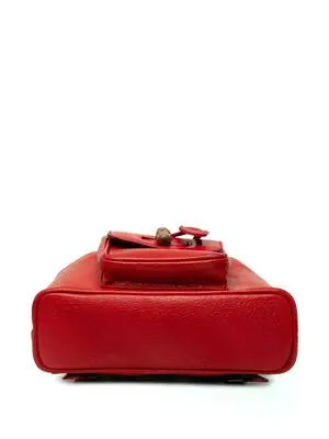 Gucci 20th Century Calfskin Bamboo Drawstring Backpack