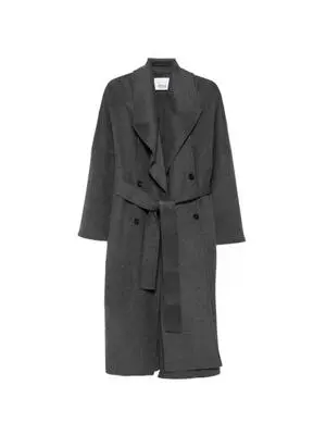 Erika Cavallini Belted Coat - Grey