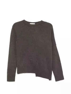 Liviana Conti Crew Neck Sweater - Brown