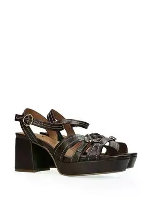 MEXX Platform Sandals With Block Heel And Ankle Strap
