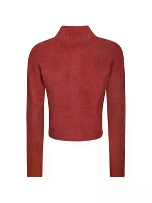 SAMSOE SAMSOE Zip-up High-neck Cardigan